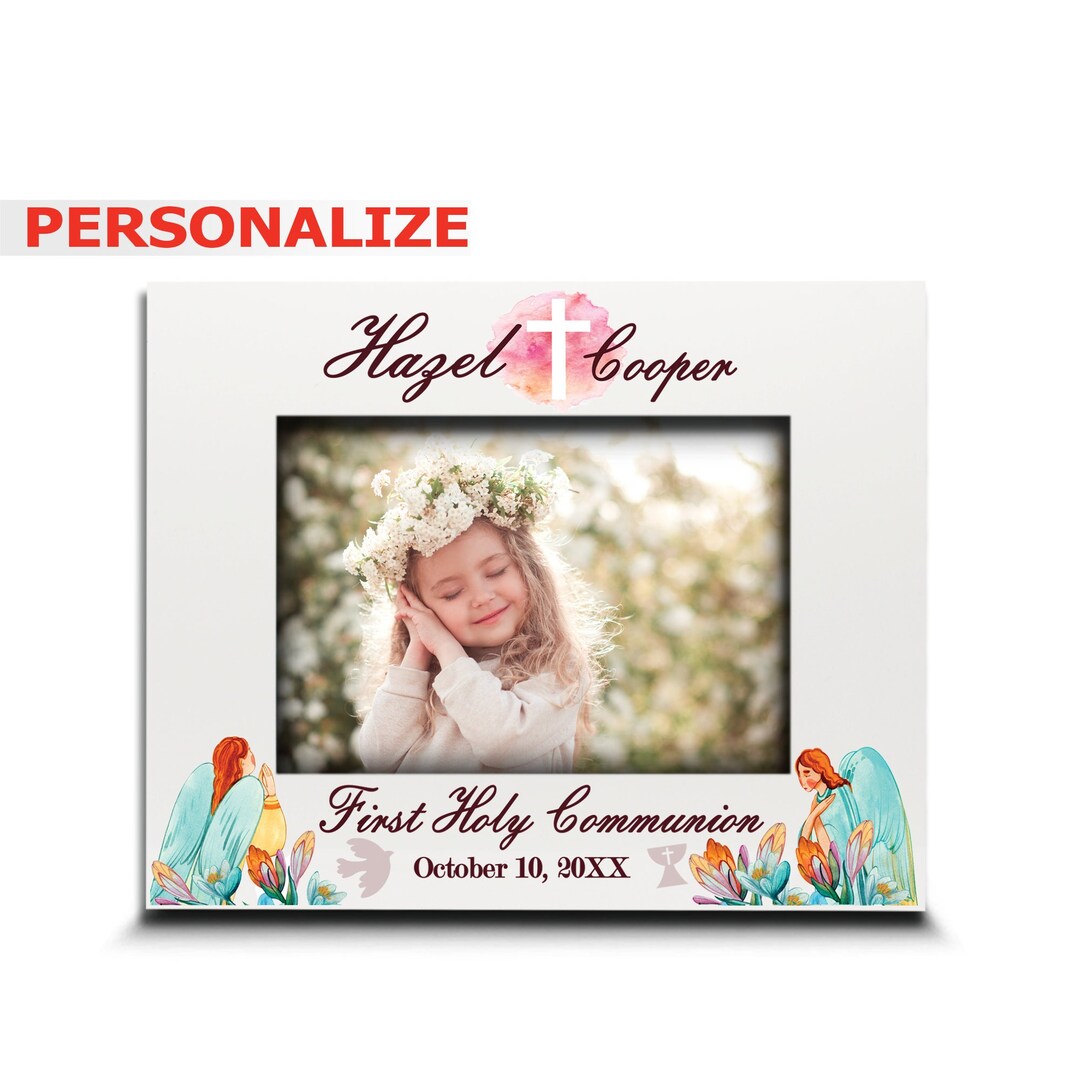 Personalize-first Holy Communion Picture Frame-custom First Communion ...