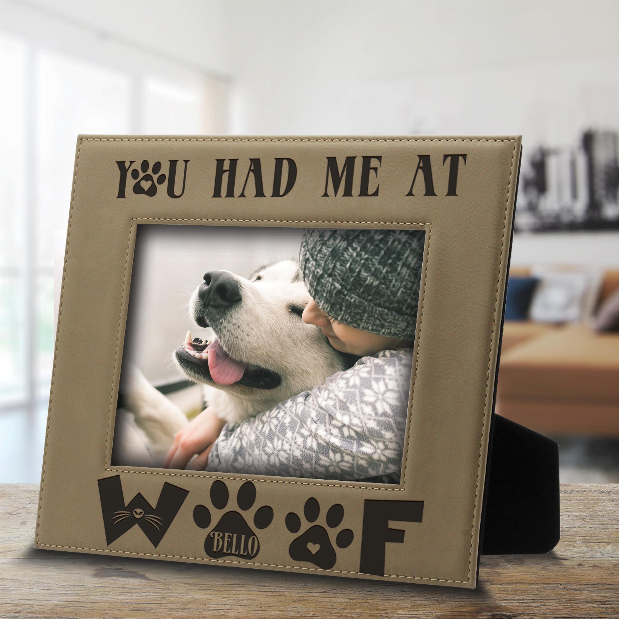 Personalized-you Had Me at Woof-dog Picture Frame-pet Frame-dog Lover ...