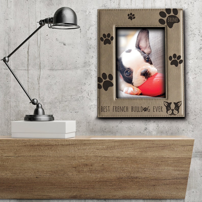 Personalize-best French Bulldog Ever-dog Photo Frame-french - Etsy