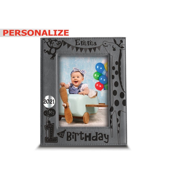 Personalized-my FIRST Birthday Picture Frame Personalize | Etsy