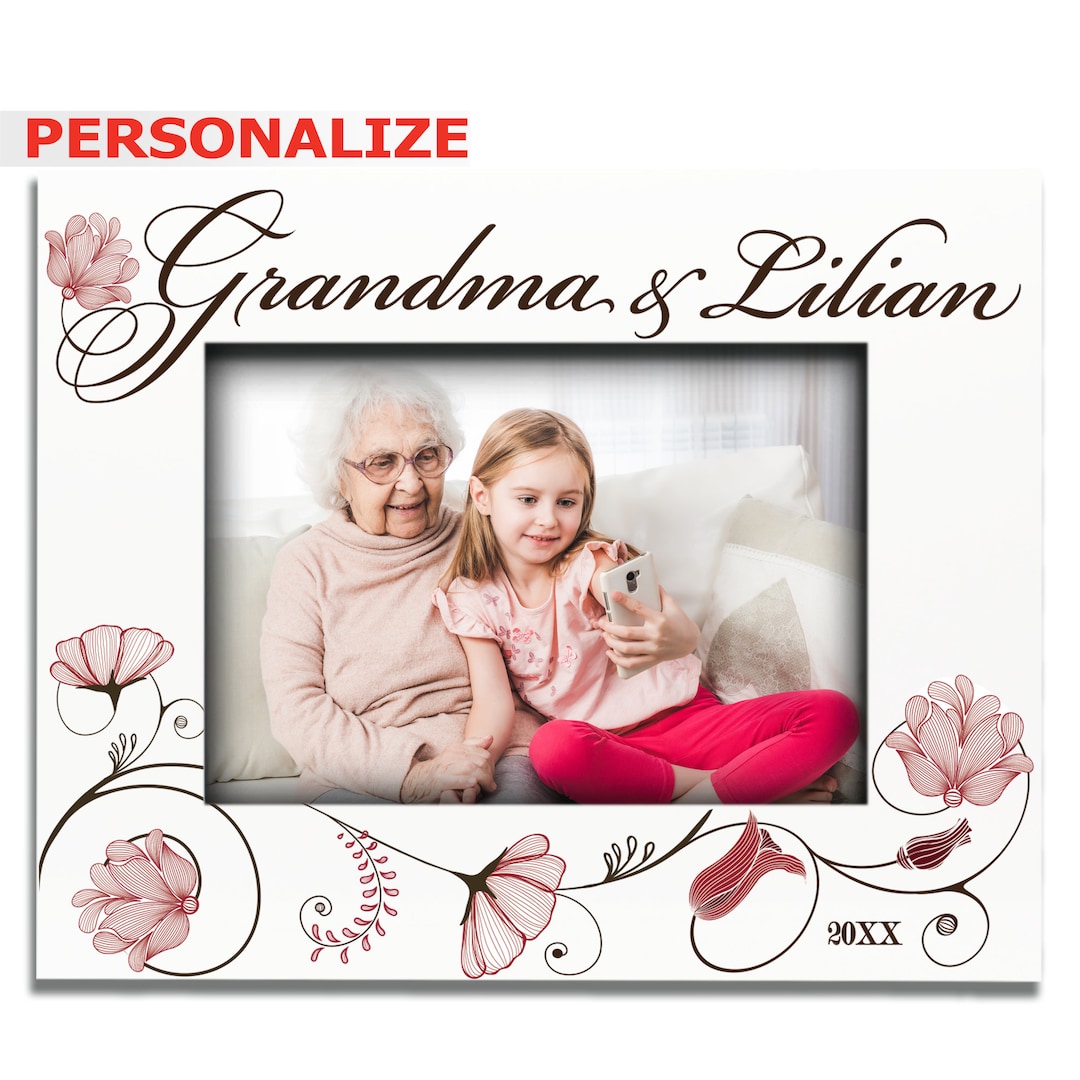 Personalized-grandma and Me-grandmother Picture Frame -mother's Day ...