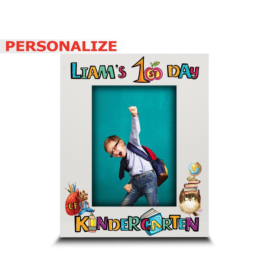 Personalized-my First Day of Kindergarten, School, School, Back to ...