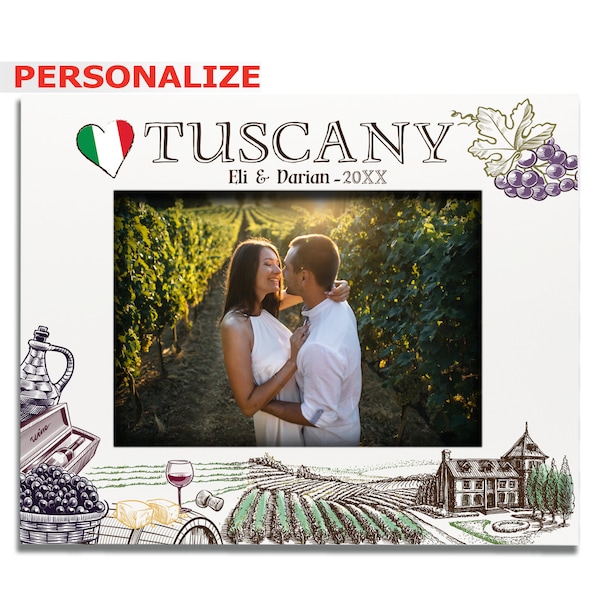 Italian Theme Picture Frame - Etsy