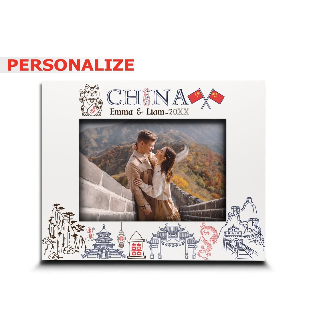 Personalize-china Picture Frame-wedding, Honeymoon, Vacation in China ...