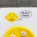 Clay Pin Peppy Face - Etsy