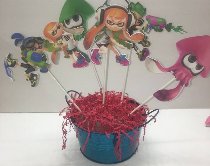 Splatoon Centerpiece Sticks - Etsy