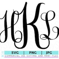 Monogram Svg - Etsy