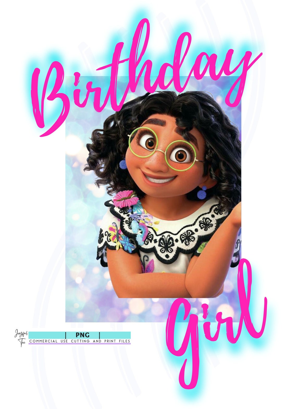 Encanto Mirabel Birthday Girl Digital Art Png Sublimation | Etsy