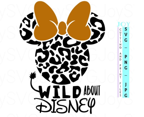 Minnie Leopard SVG PNG Minnie Animal Kingdom Park Shirts - Etsy