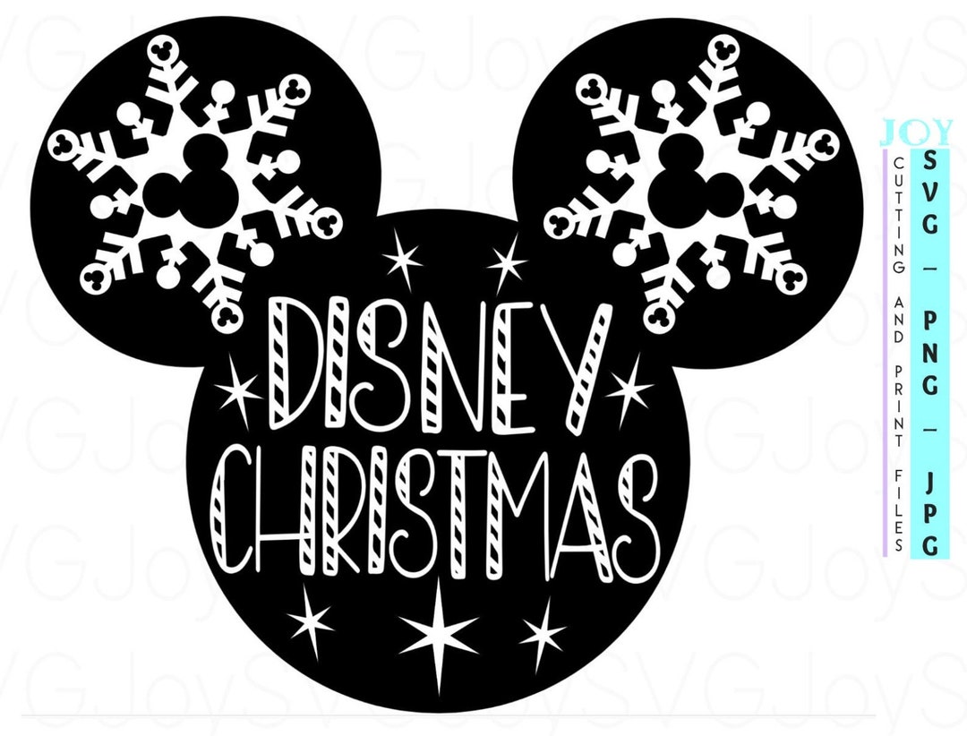 Mickey Christmas Stars Svg, Minnie Christmas World Cricut Cut File ...