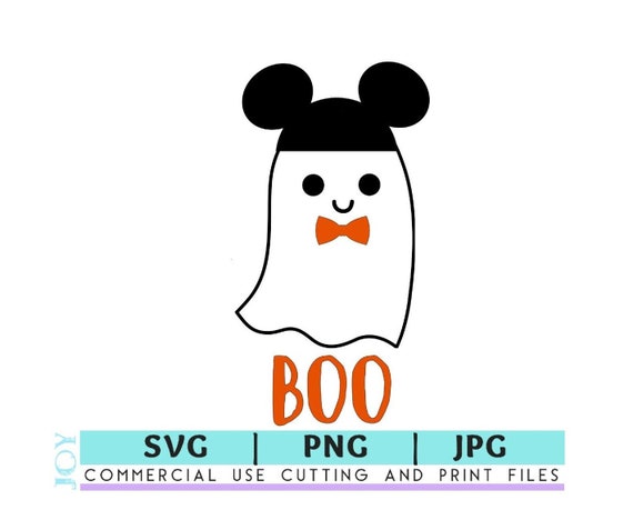 Mouse Ghost Svg Mickey Ghost Halloween Svg Ghost Svg - Etsy