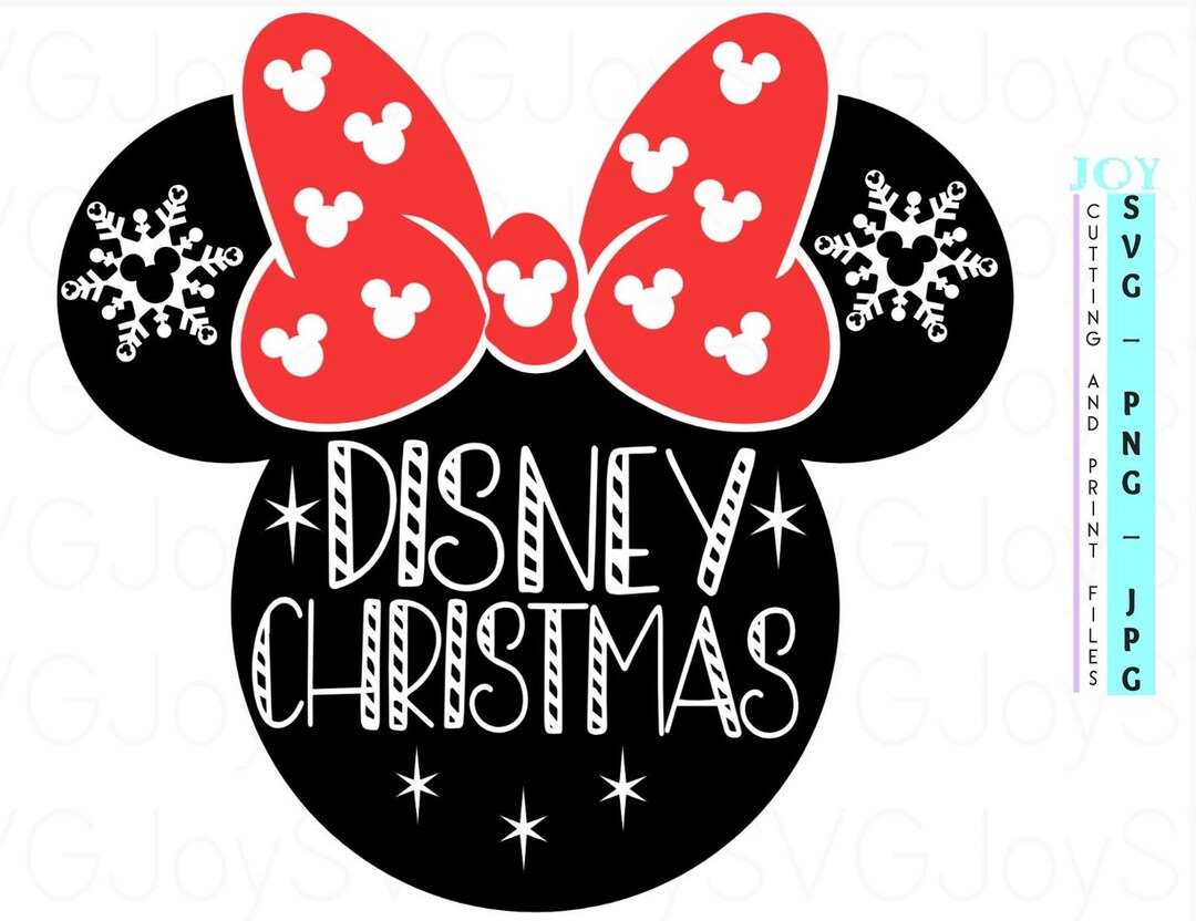 Minnie Christmas Svg, World Cricut Cut File, Holidays SVG, | Cricut ...