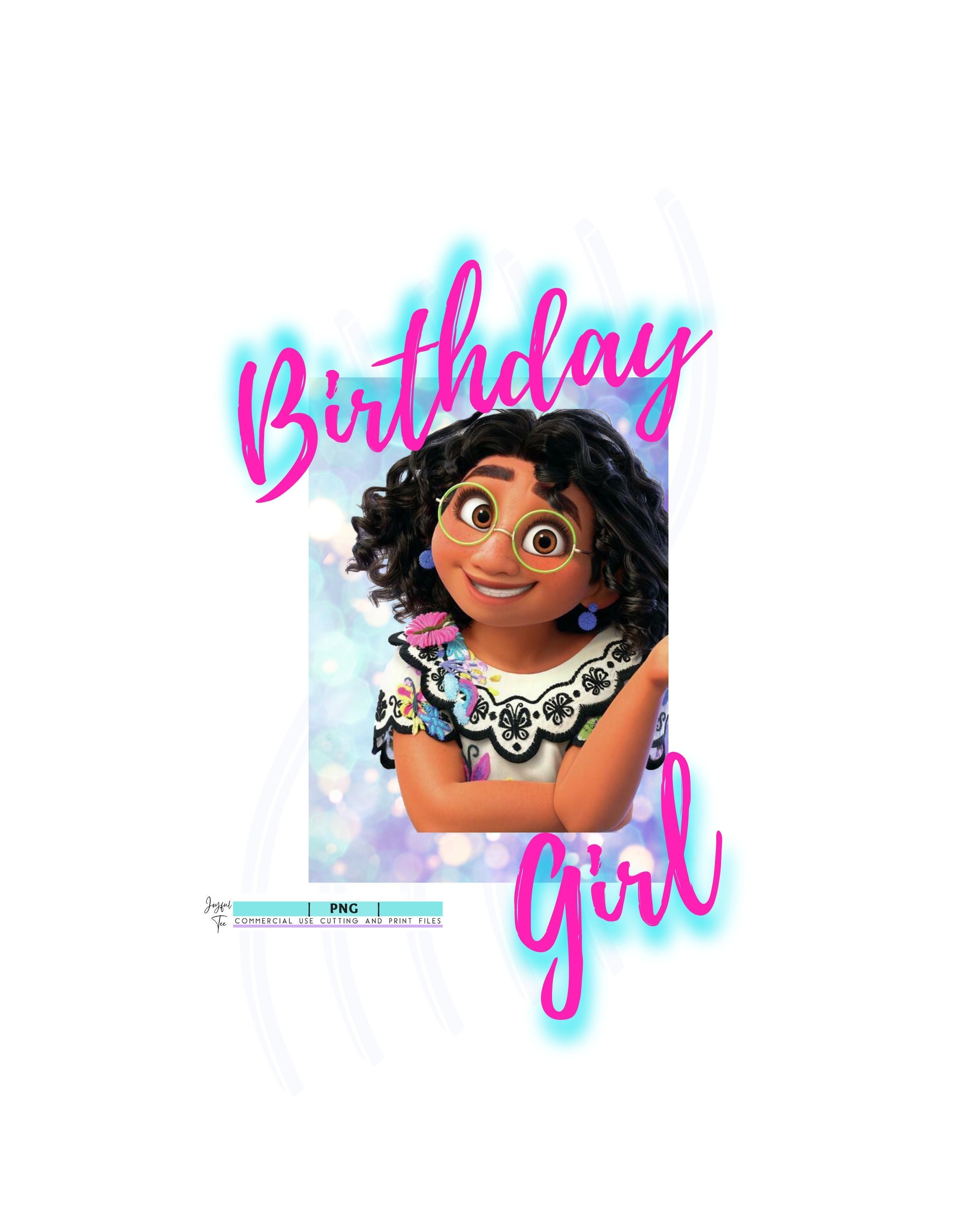 Encanto Mirabel Birthday Girl Digital Art Png Sublimation - Etsy