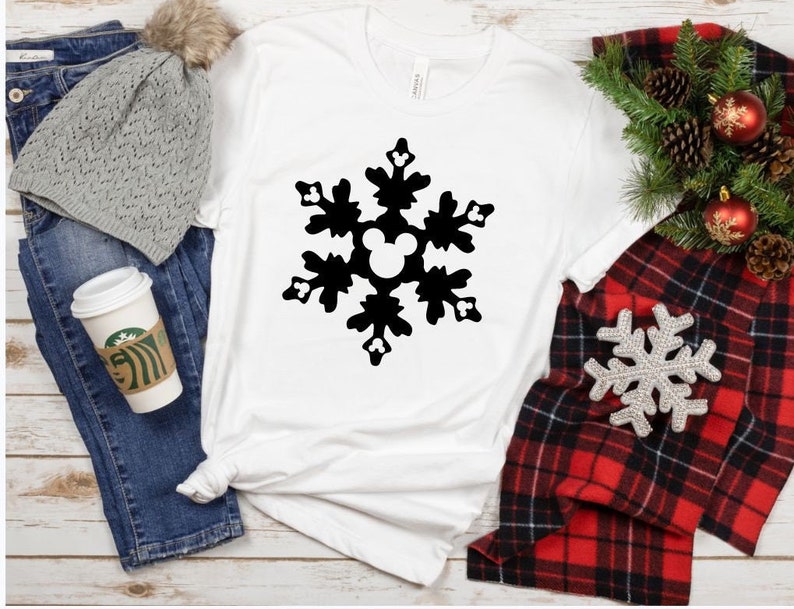 Mickey Mouse Snowflake 2 SVG Jpg Png Disneyland World - Etsy