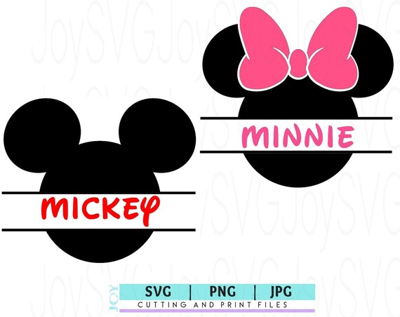 Plotterdatei Mickey Mouse Minnie Mouse SVG Minnie Mickey - Etsy.de