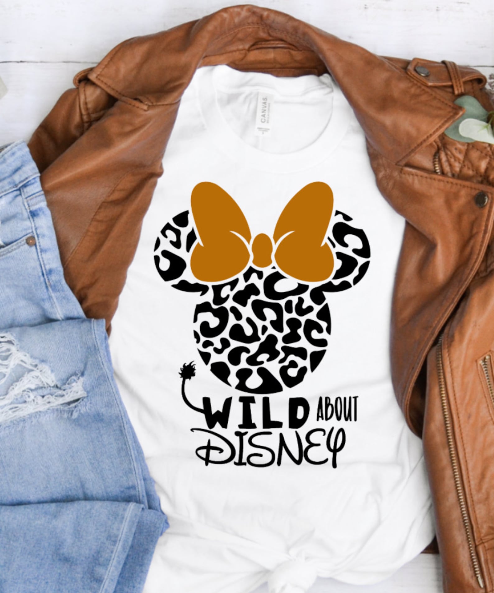 Minnie Leopard SVG PNG, Minnie Animal Kingdom Park Shirts, Park Family ...