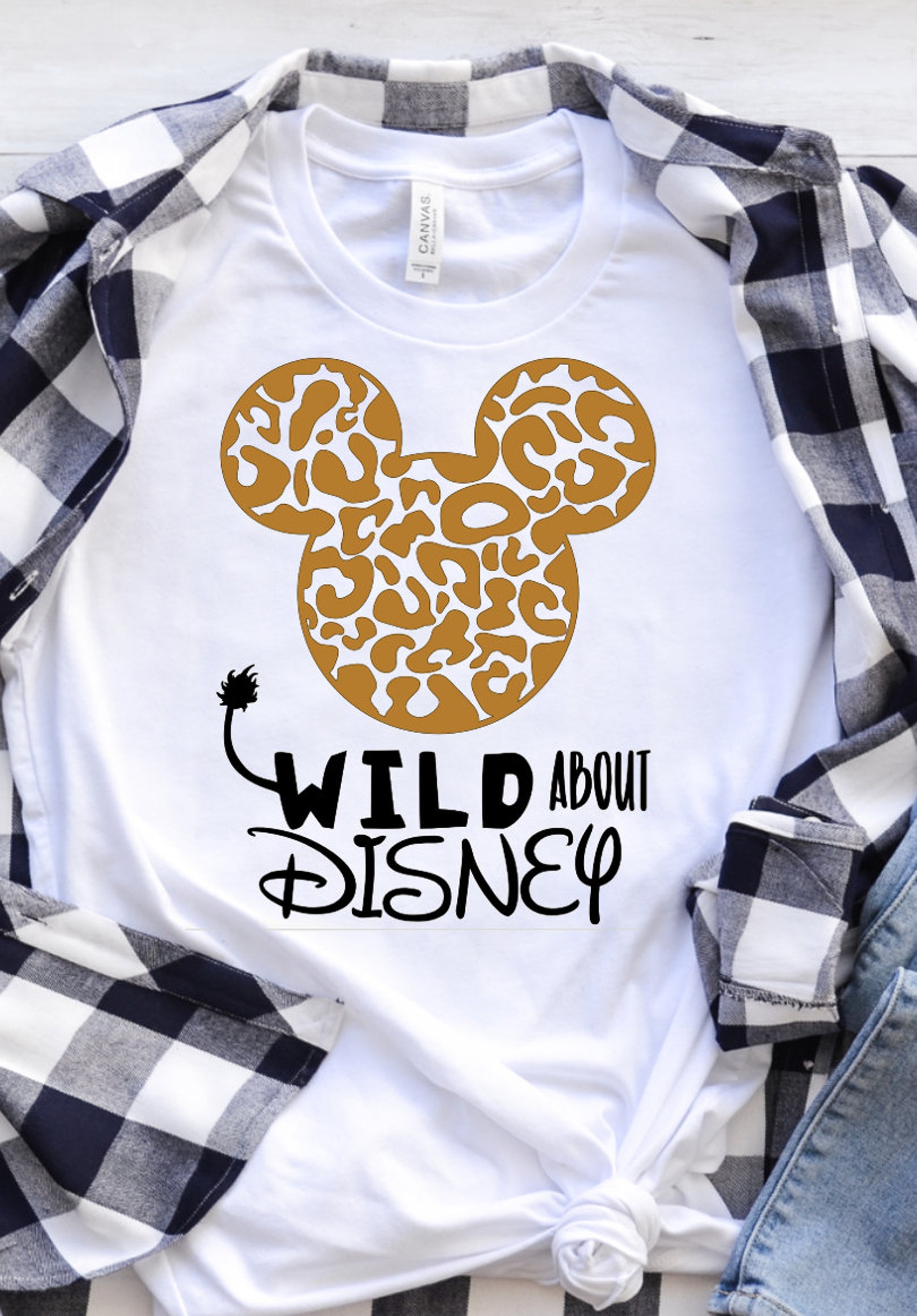 Mickey Leopard Print SVG Mickey and Minnie Animal Kingdom - Etsy