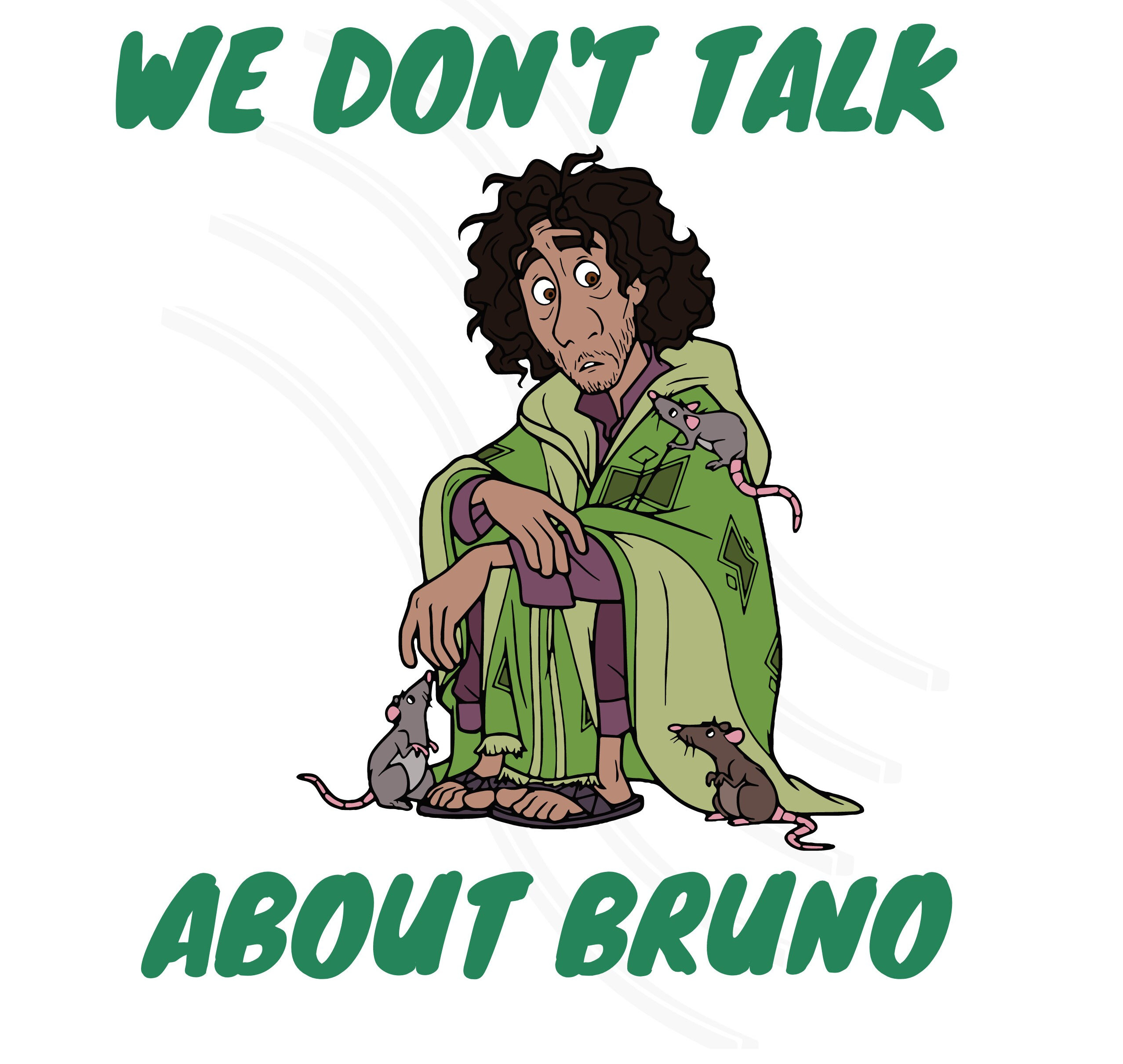 We Don't Talk About Bruno SVG PNG Encanto Bruno SVG - Etsy Canada