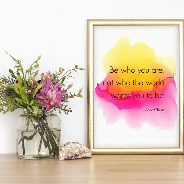 Coco Chanel Poster - Etsy