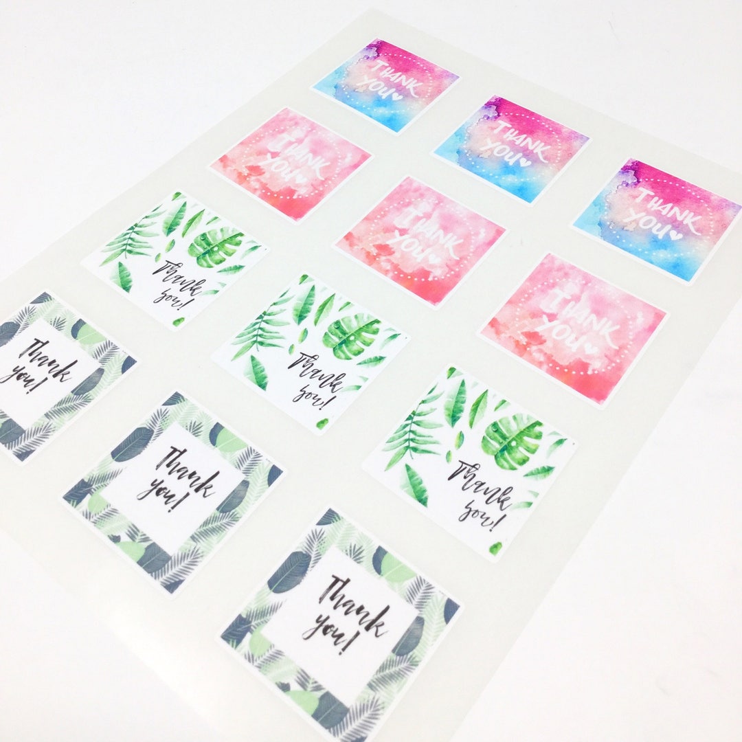 Square Sticker Combo Pack Sticker Samples Branding Stickers - Etsy