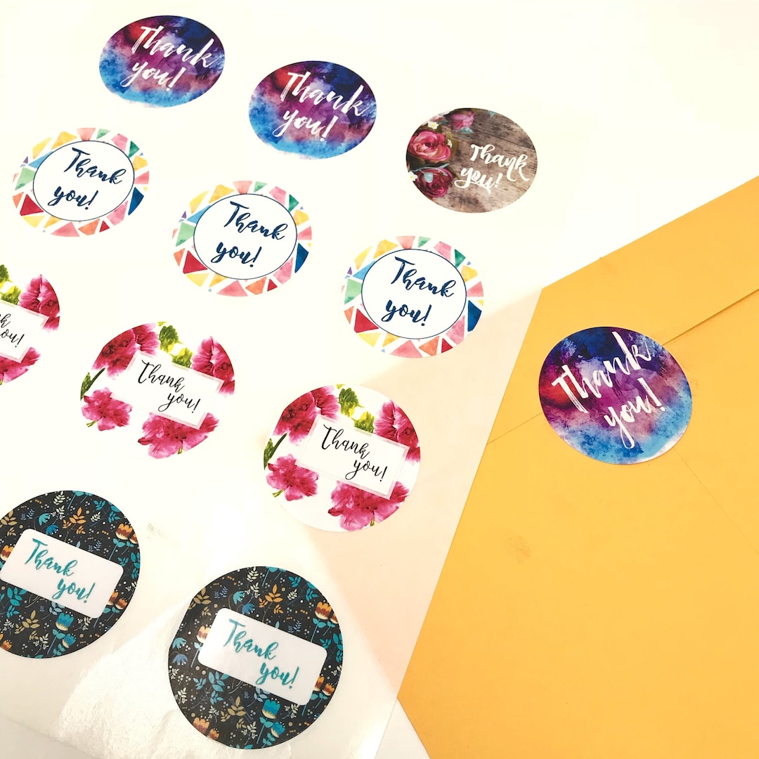 Round Sticker Combo Pack Sticker Samples Branding Stickers - Etsy