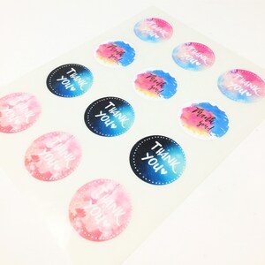 Round Sticker Combo Pack Sticker Samples Branding Stickers - Etsy