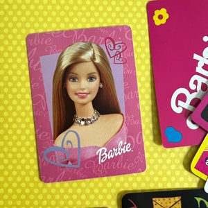 Set of 8 Vintage Retro Barbie Cards Playing Cards // Single Swap ...