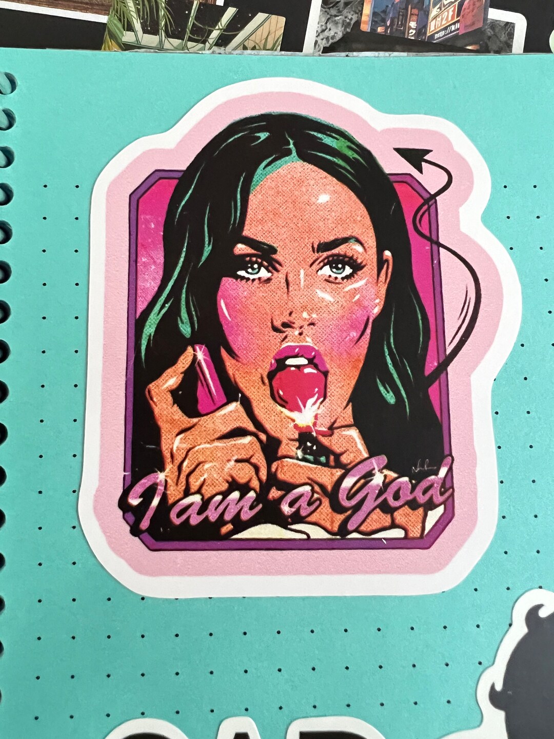 Jennifers Body I Am a God Vinyl Sticker Water Bottle Laptop - Etsy