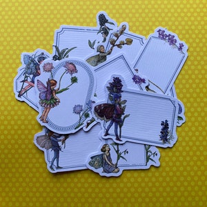 Flower Fairy Frame Border Stickers // Scrapbooking // Paper // Fairies ...