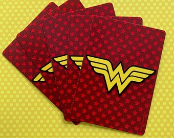 Paper Ephemera Set of 5 Wonder Woman Playing Cards // Ephemera // DC ...