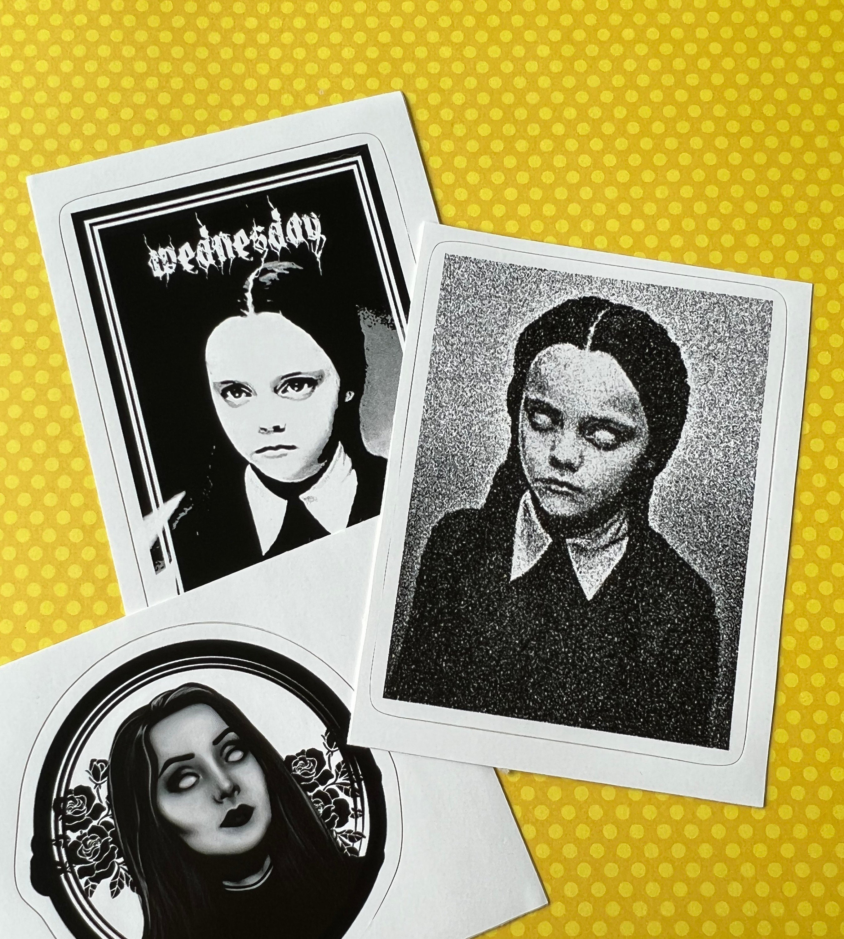 Wednesday Addams // The Addams Family // Sticker Water Bottle - Etsy.de