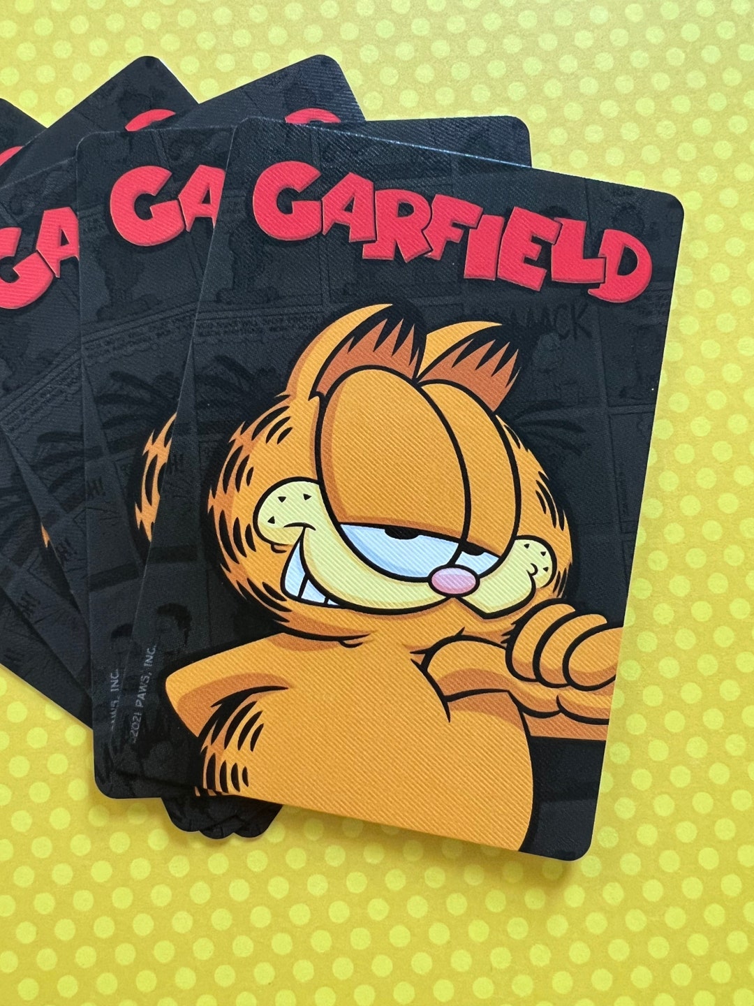 Set of 5 Garfield 90s Cartoons Playing Cards // Ephemera // Vintage ...