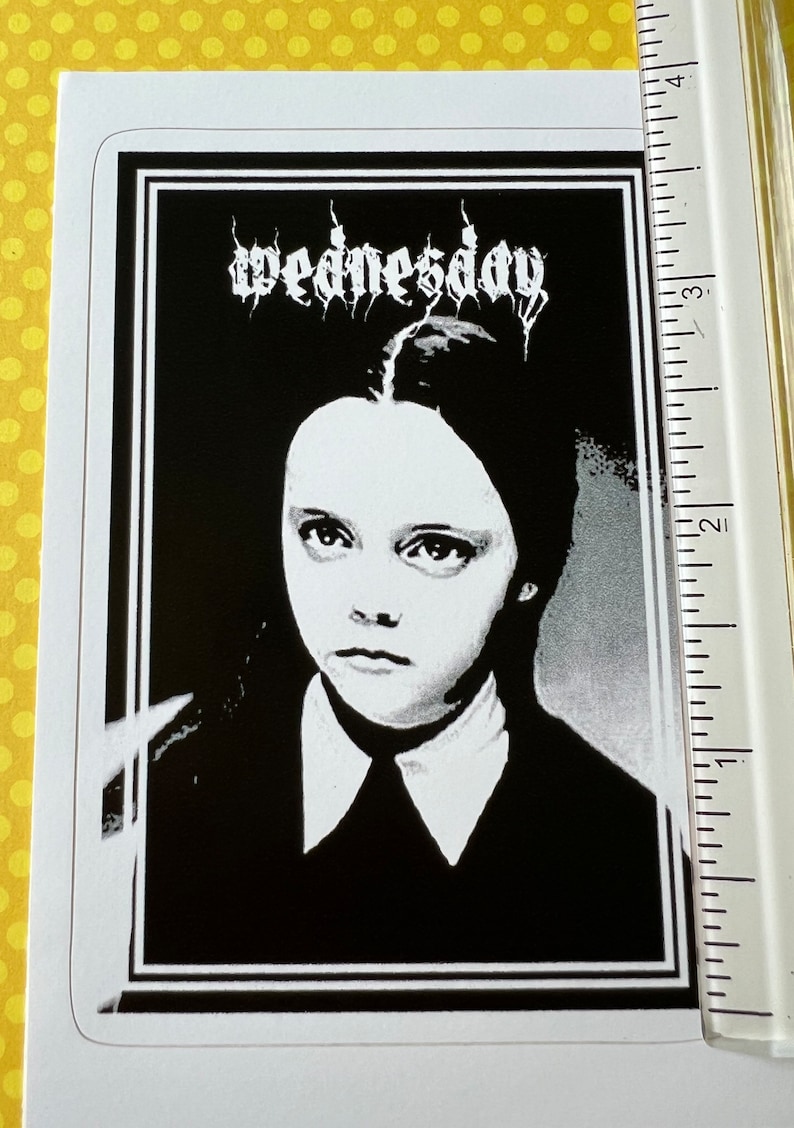 Wednesday Addams // the Addams Family // Sticker Water Bottle - Etsy