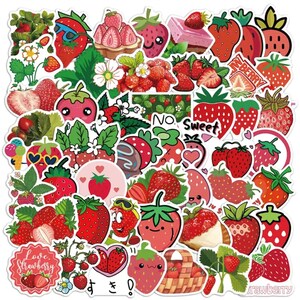 Strawberry Fruit Strawberries Sticker Pack Spring // Scrapbooking ...