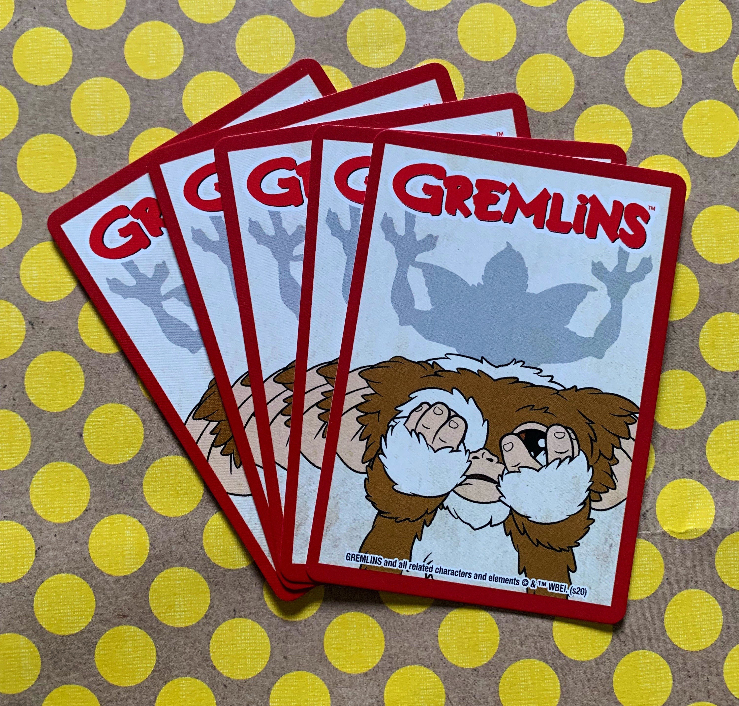 Set of 5 Gremlins Gizmo Playing Cards // Ephemera // Vintage | Etsy