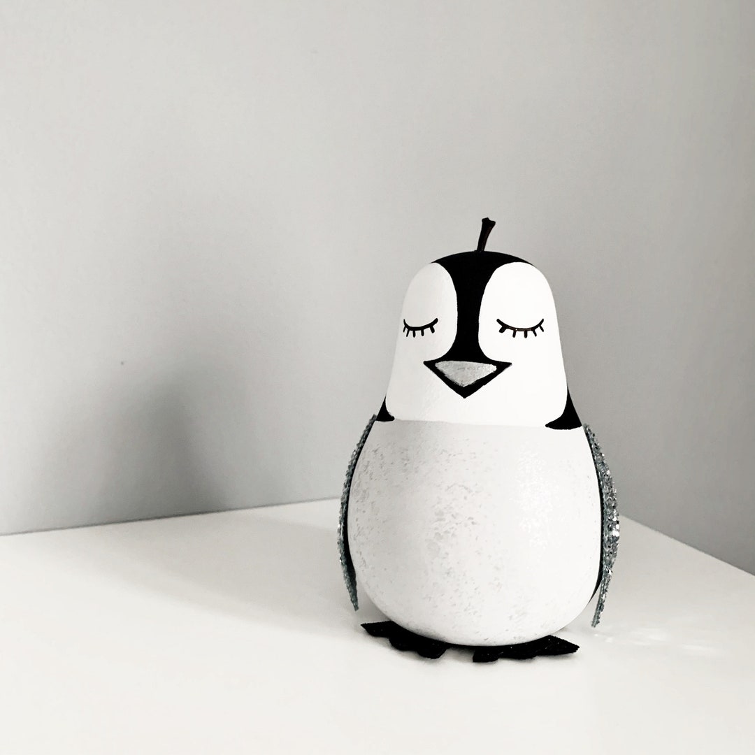 Wooden Penguin Shelf Sitter, Wooden Fruit, Home Decor, Child’s Nursery ...