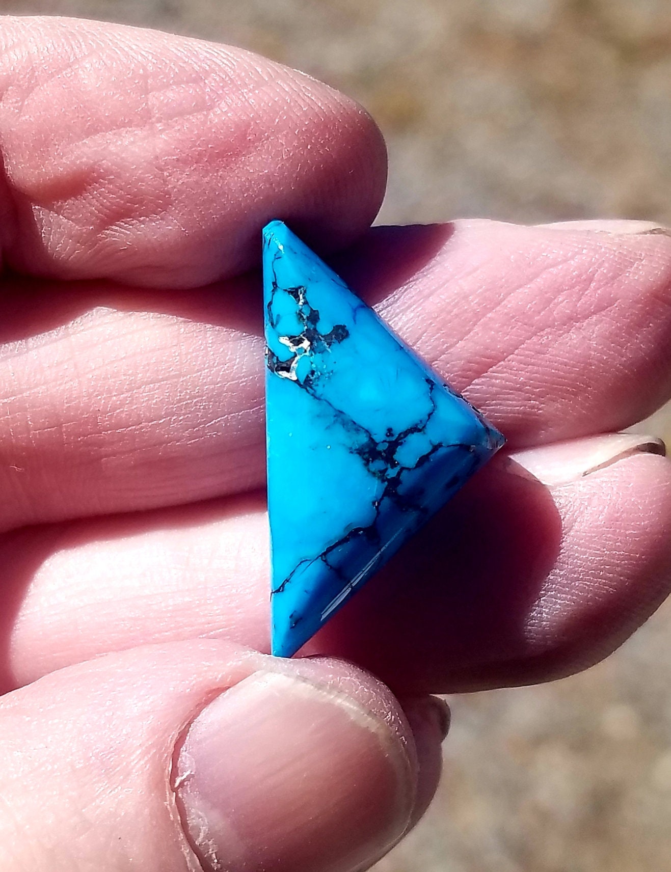 Kingman Spiderweb Turquoise - Etsy