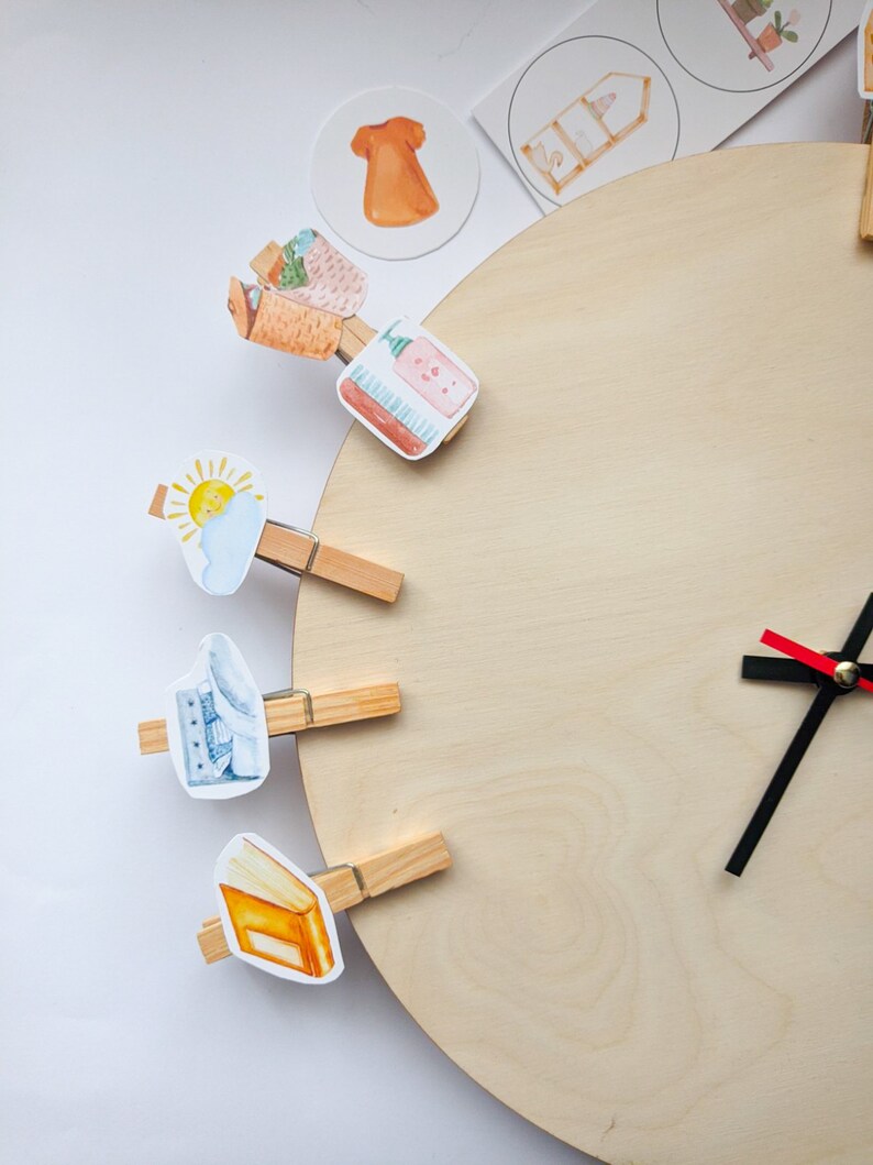 Daily Routine Cards & Chart, Toddler Daily Rhythm, Visual Schedule Kids ...