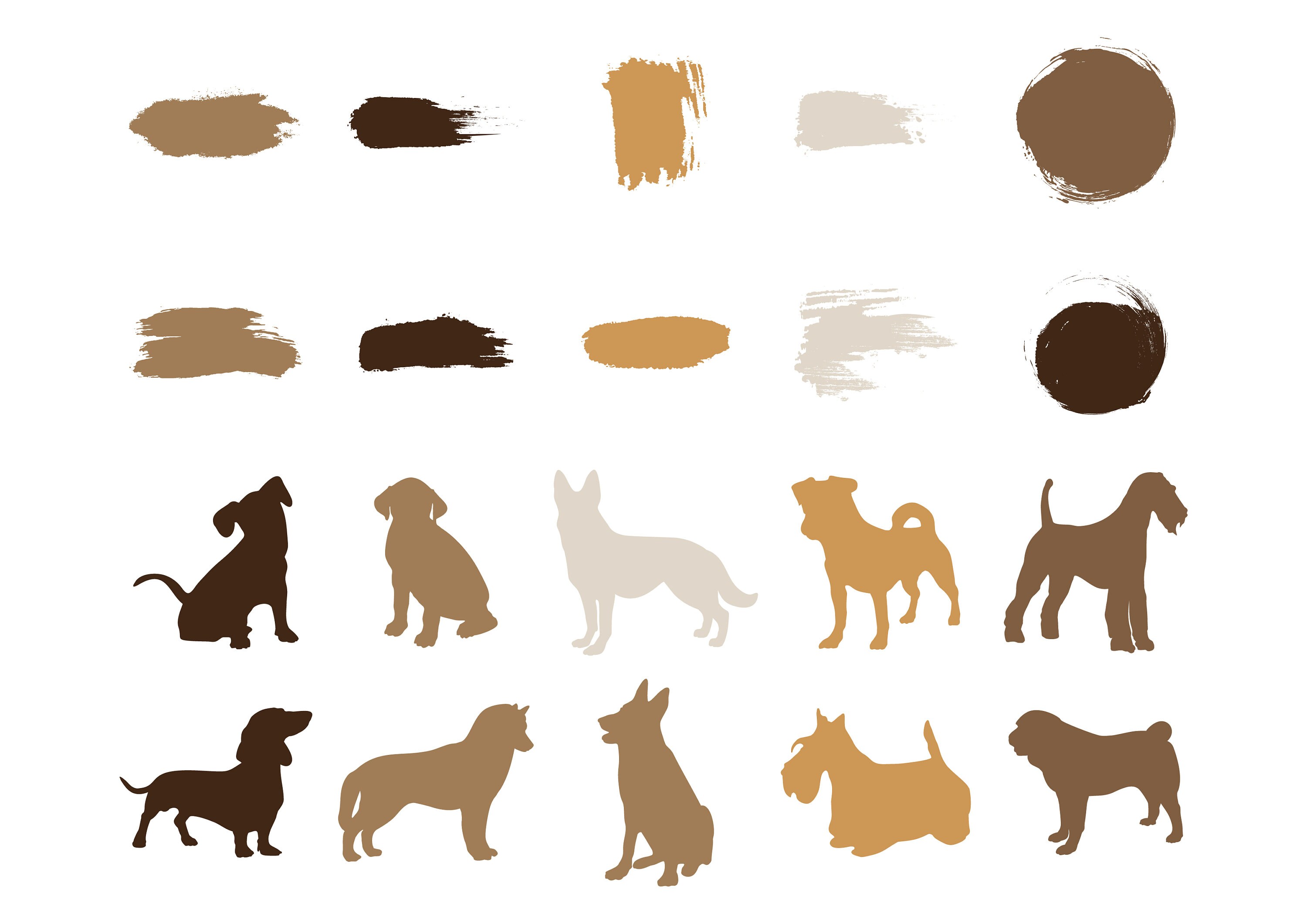 Animal Pattern Keychain Svg Bundle Dogs Svg Pets Svg - Etsy