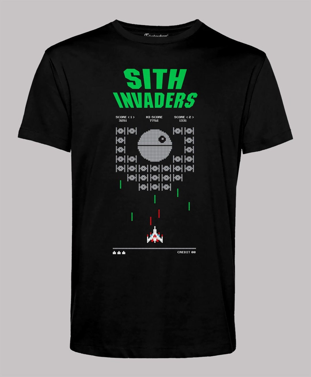 Sith Invaders Men's Retro Star Wars & Space Invaders T-shirt - Etsy