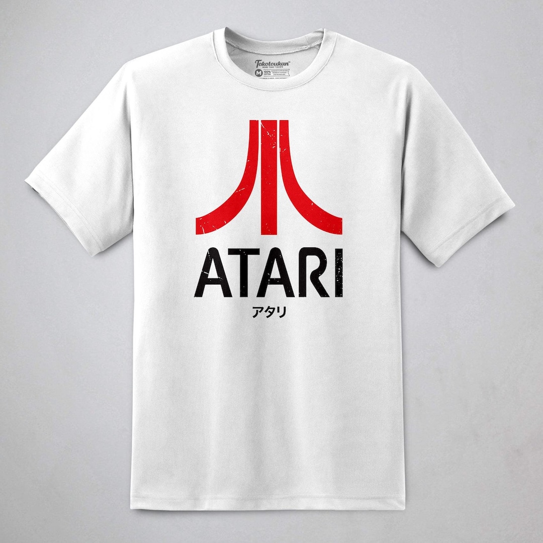 Atari Retro Gaming Logo T-shirt - Etsy