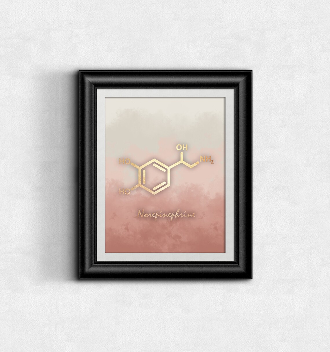 Instant Download Norepinephrine Art Print Norepinephrine - Etsy