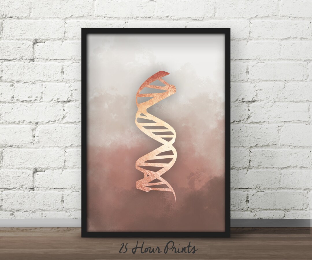 Instant Download DNA Poster, DNA Strand, DNA Poster, Chemistry Teacher ...