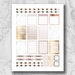 Instant Download Rose Gold Planner Stickers, Marble Planner Stickers ...