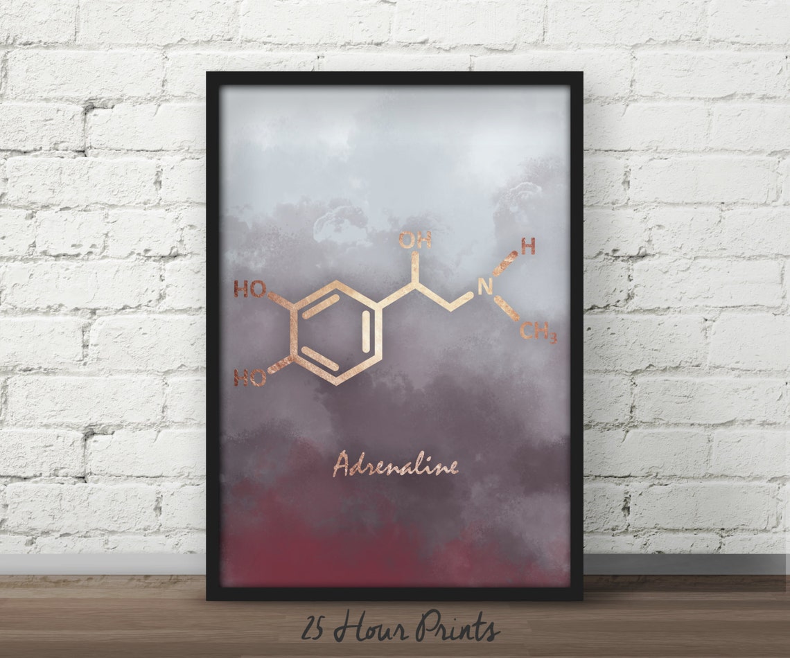 Instant Download Adrenaline Art Print Adrenaline Poster | Etsy