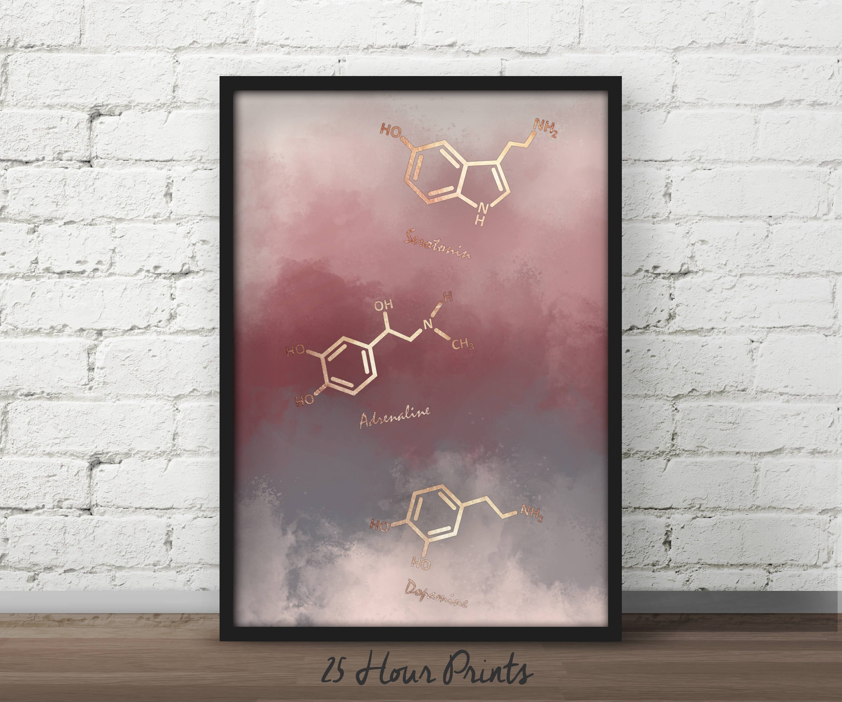 Instant Download Molecule Art Print Molecule Poster - Etsy