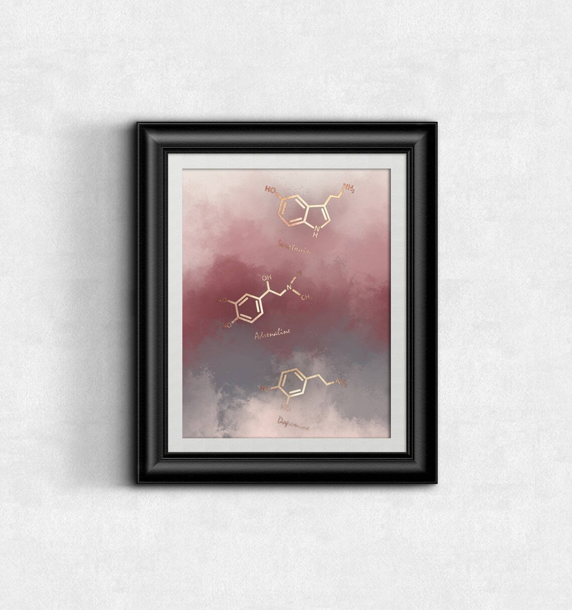 Instant Download Molecule Art Print Molecule Poster | Etsy