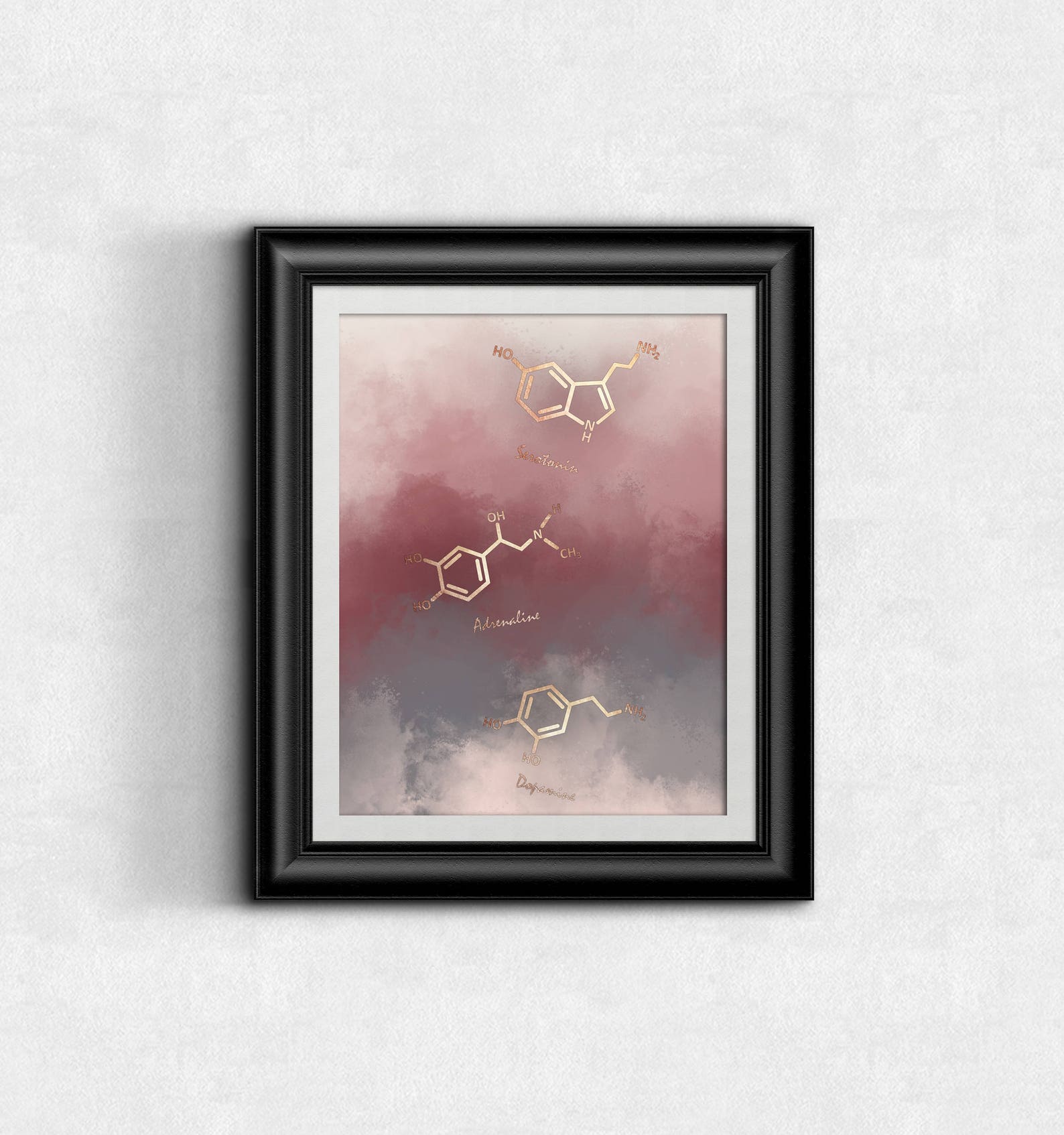 Instant Download Molecule Art Print Molecule Poster | Etsy