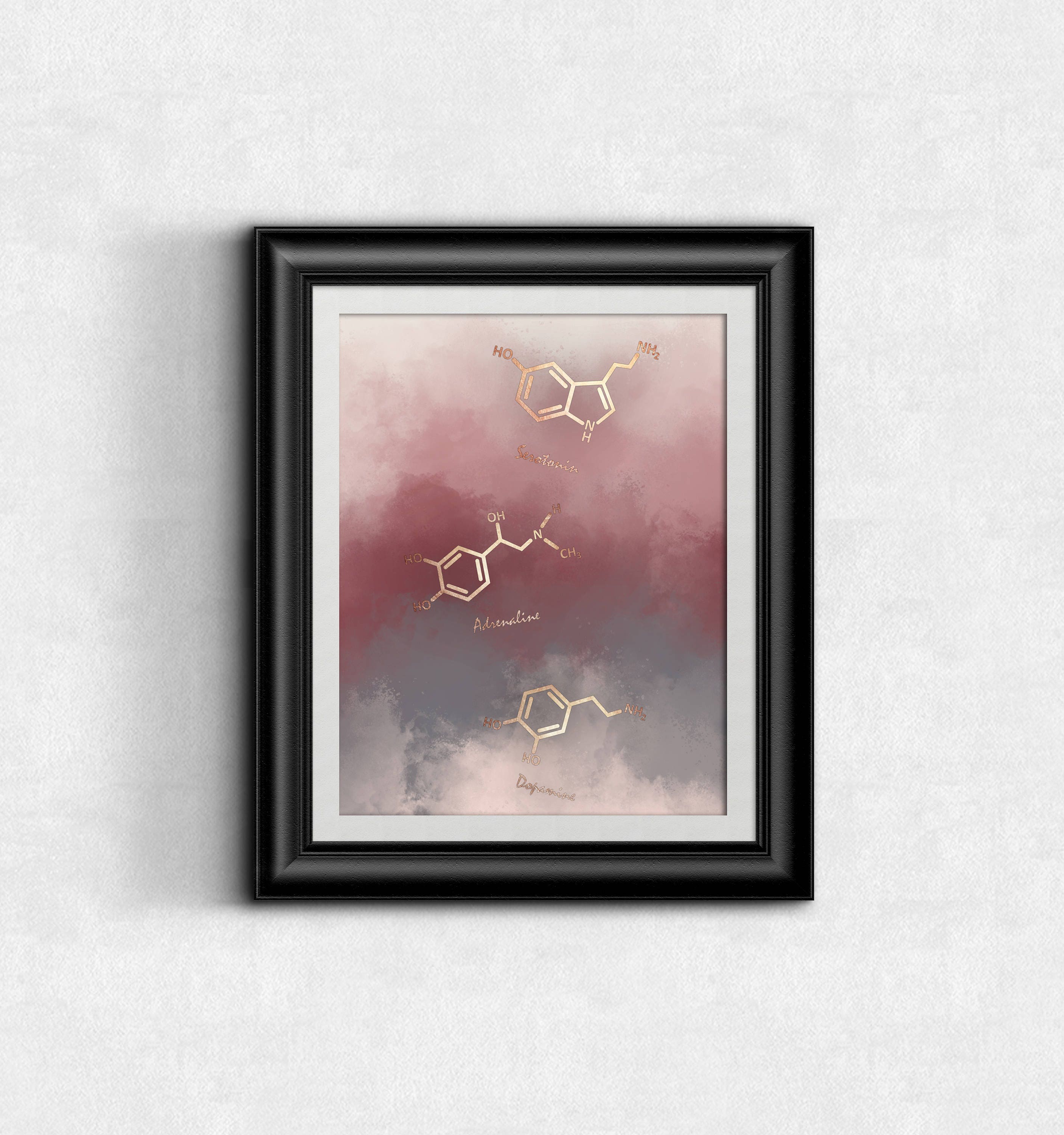 Instant Download Molecule Art Print Molecule Poster - Etsy