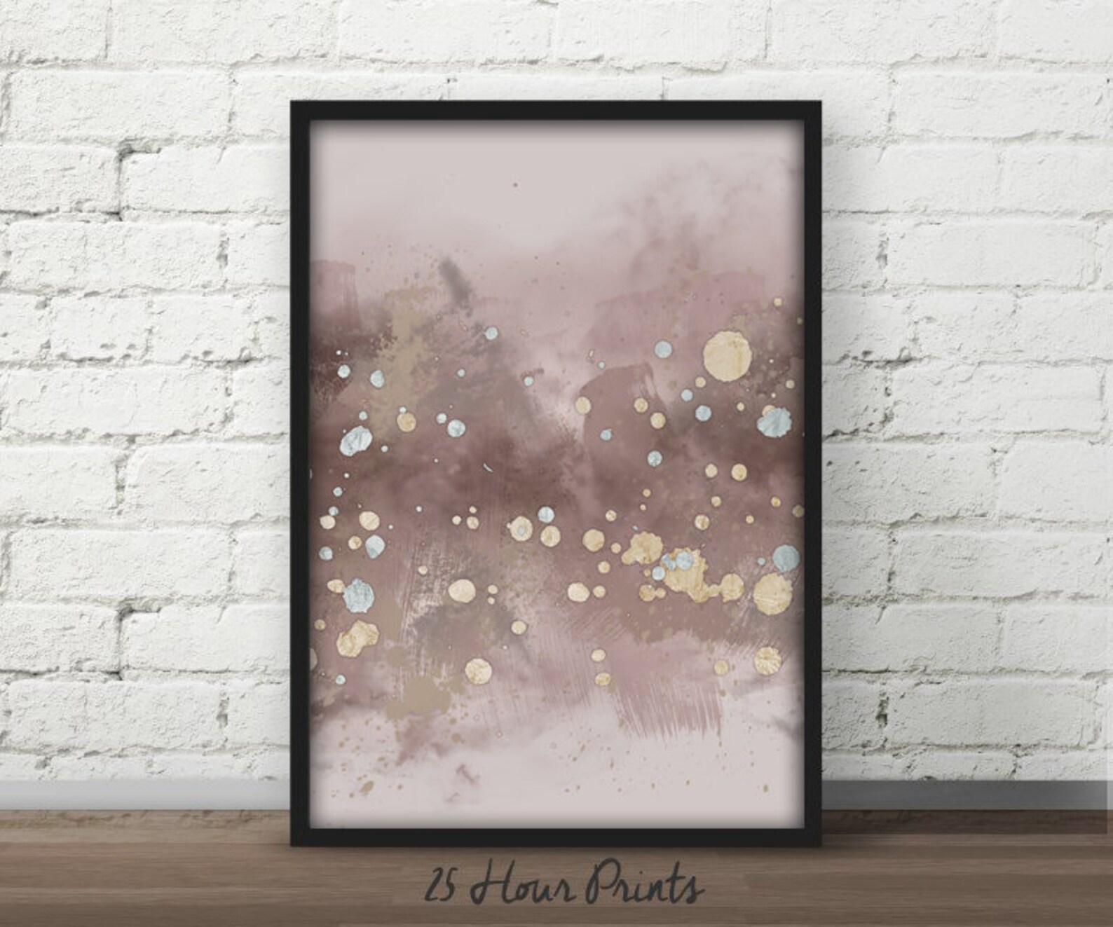 Rose Gold Poster Rose Gold Art Rose Gold Wall Art Art | Etsy